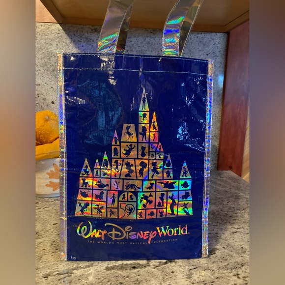 Disney | Bags | Walt Disney World 5th Anniversary Reusable Tote Bag ...